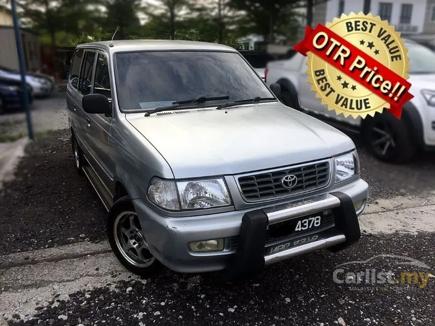 Jual Kereta Toyota Unser 2002 GLi 1.8 di Selangor Automatik MPV Silver ...