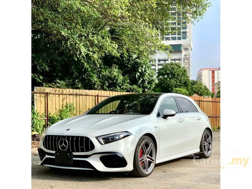 Recon JPN HIGH SPEC Mercedes-Benz A45 AMG 2.0 S 4MATIC+ TURBO Hatchback AMG BUCKET ELECTRIC SEAT ...