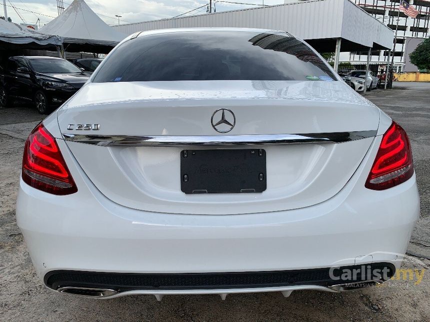Recon NUCLEAR WHITE UNREG 2016 MERCEDES BENZ C250 AMG SPORT JPN ...