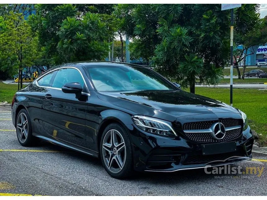 Recon NEW MODEL FACELIFT BLACK IN N BLACK OUT CLEAR 2019 Mercedes-Benz C300 2.0 AMG Coupe ...