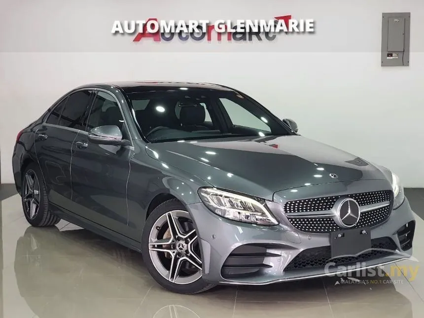 Recon 2019 C180(A)MERCEDES BENZ AMG SEDAN 1.6 WITH PANORAMIC SLIDING GLASS SUNROOF, GREY,LOW ...
