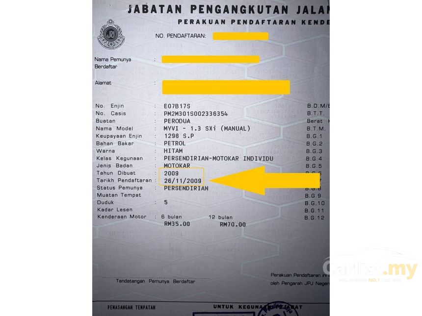 Used Perodua Myvi 1.3 SE 2 FACELIFT (A) PASSO ONE OWNER - Carlist.my