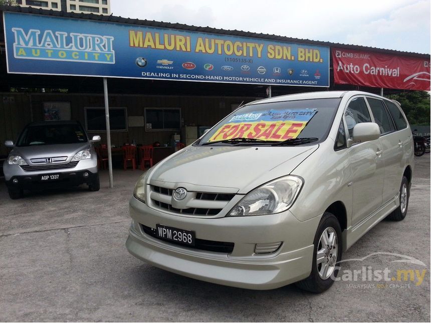 Toyota Innova 2006 E 2.0 in Kuala Lumpur Automatic MPV Gold for RM ...