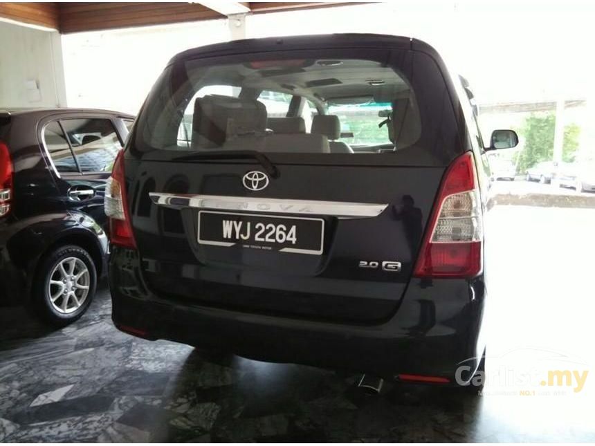 Used 2013 Toyota Innova 2.0 G specs new face lift - Carlist.my