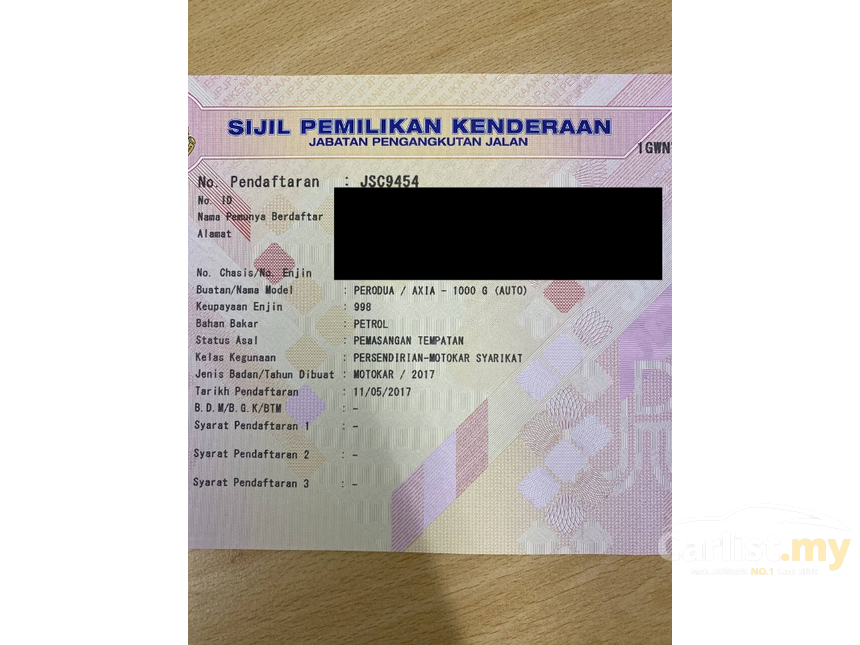 Used 2017 Perodua Axia 1.0 G Hatchback Original Condition - Carlist.my