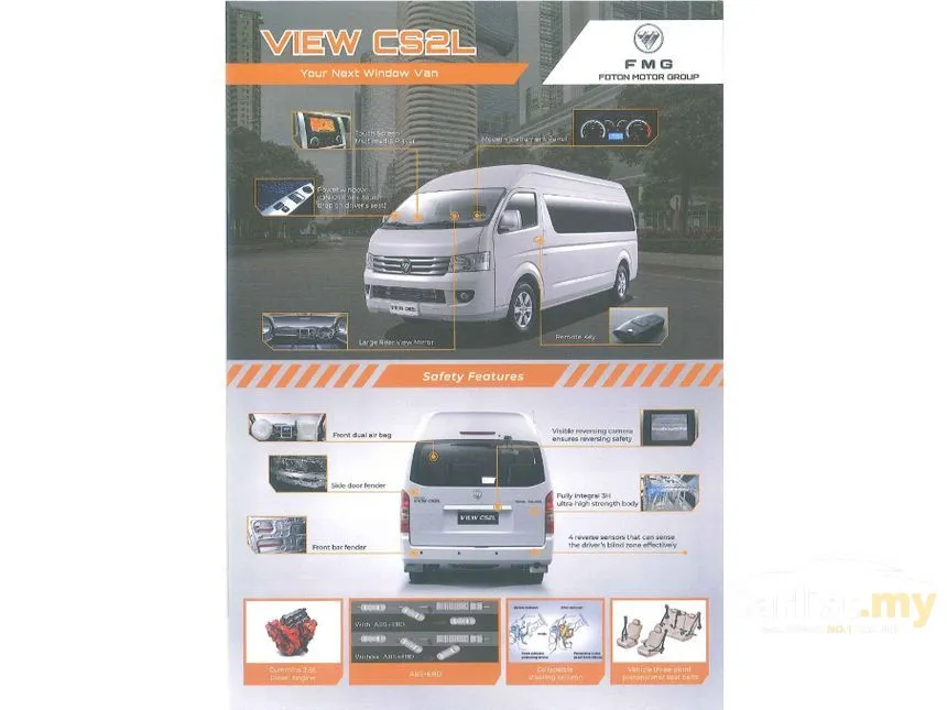 New 2022 Foton View Cs2l 2 8 M 18seats Hiace Similar Carlist My