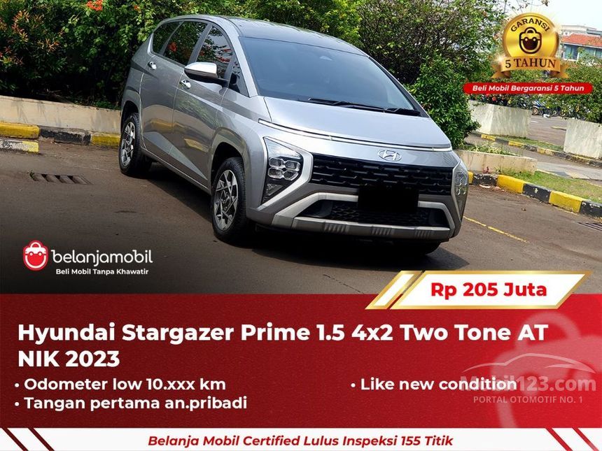Jual Mobil Hyundai Stargazer 2023 Prime 1.5 di DKI Jakarta Automatic ...