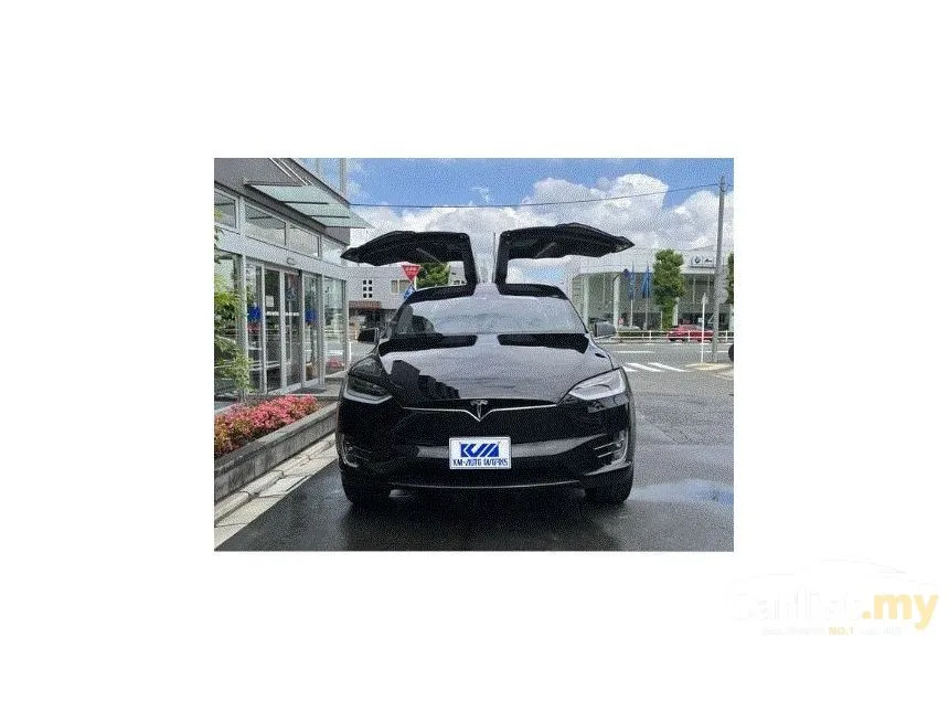Recon 2020 TESLA Model X Long Range UNREG 6 SEATERS BLACK LEATHER ...