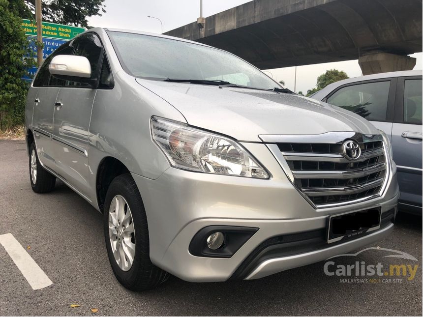 Toyota Innova 2014 G 2.0 in Penang Automatic MPV Silver for RM 61,800 ...