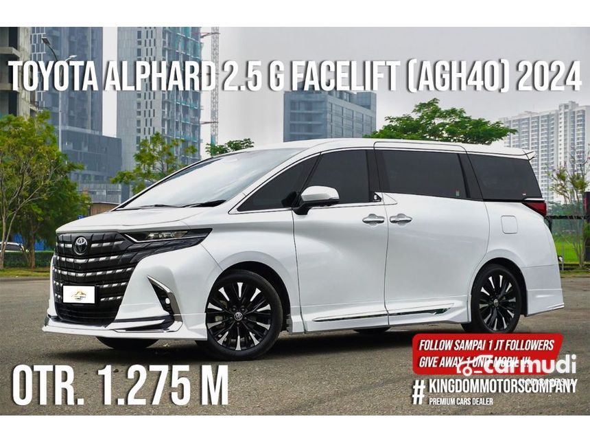 Toyota Alphard 2024 G (Premium Color) 2.5 in Banten Automatic MPV White ...