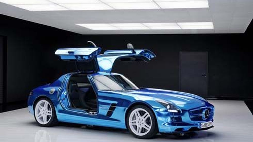 Mercedes-Benz SLS Electric Drive ซูเปอร์คาร์พลังไฟฟ้า แรงที่สุดในโลก ...