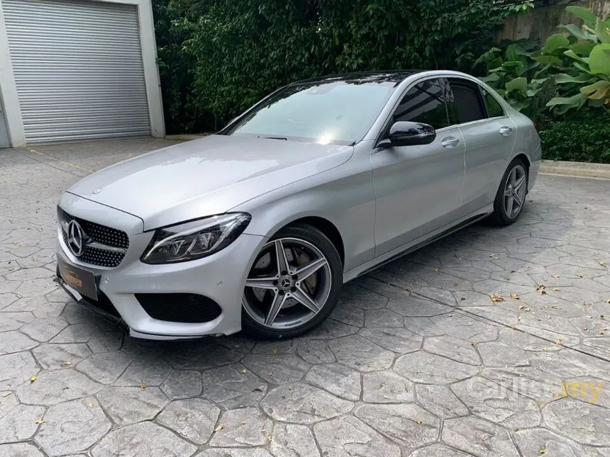 Used 2016 Mercedes-Benz C250 2.0 AMG LINE NICE PLATE NUMBER 3737 ...