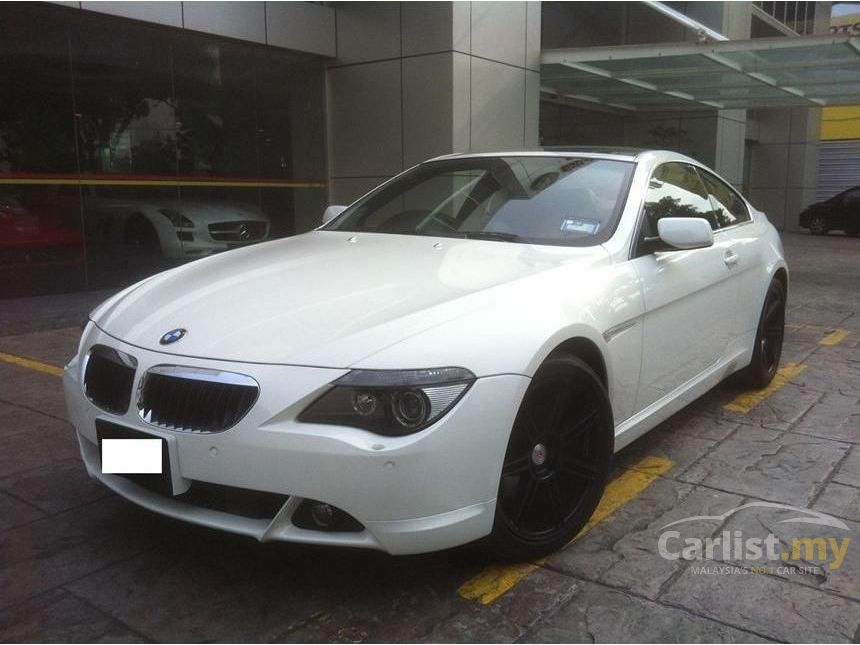 White Bmw 630i