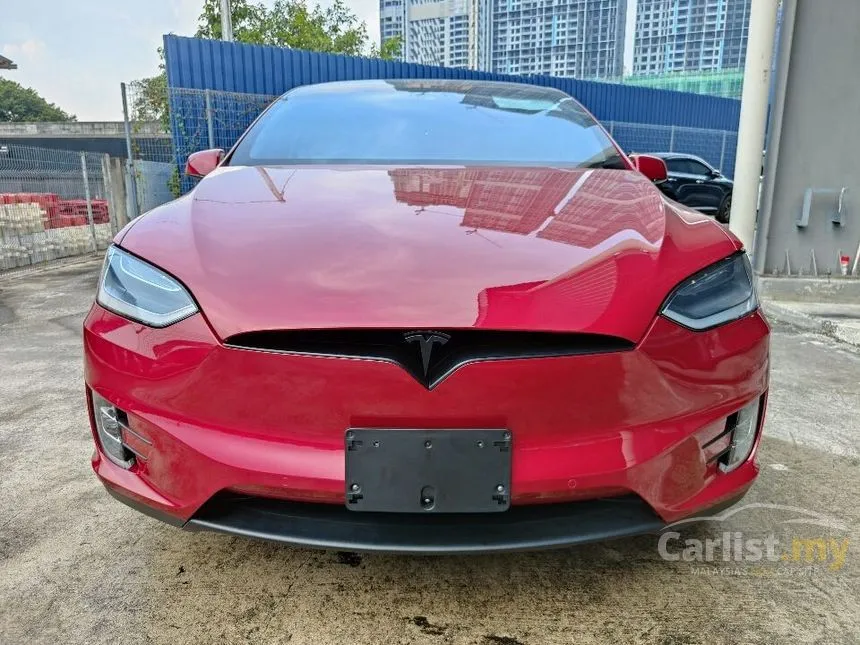 Recon 2020 TESLA Model X Long Range 6 Seater Black Leather Japan Spec ...