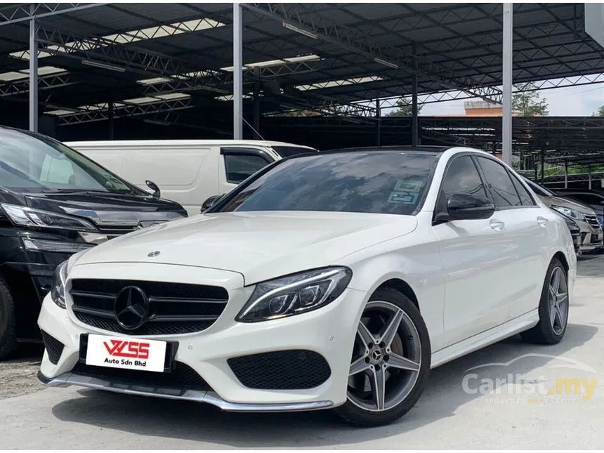 Used 2018 Mercedes-Benz C250 2.0 AMG Line Sedan 9-SPEED W205 RED SEATS ...