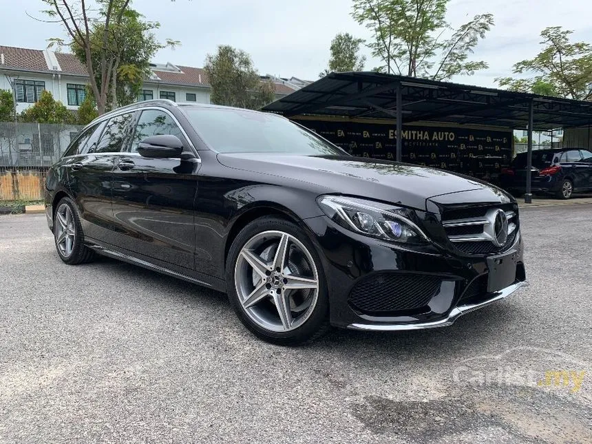 Recon 2017 MERCEDES BENZ C180 WAGON AMG SPORT /JPN SPEC /REV CAN /HUD ...