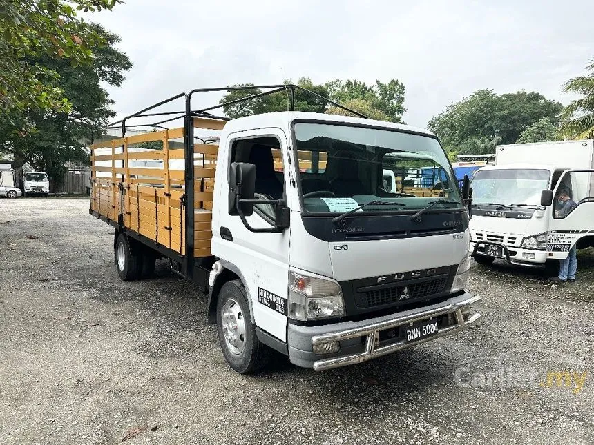 Used 2015 Mitsubishi Fuso FE83PG 3 Ton 17 Feet Wooden Cargo 5000KG ...