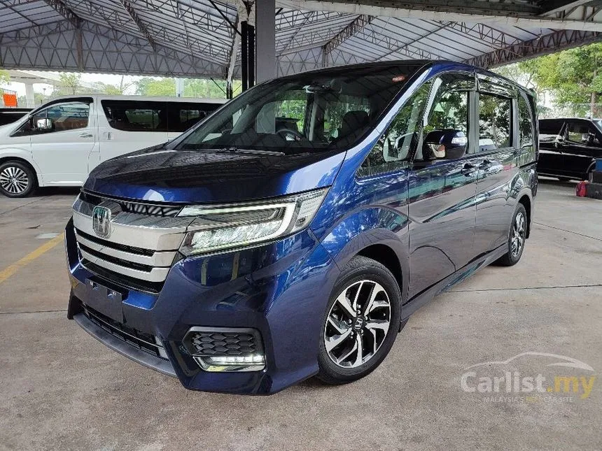 Recon UNREG 2019 HONDA STEPWAGON 1.5 TURBO SPADA(ROYAL NAVY BLUE)(LKA ...