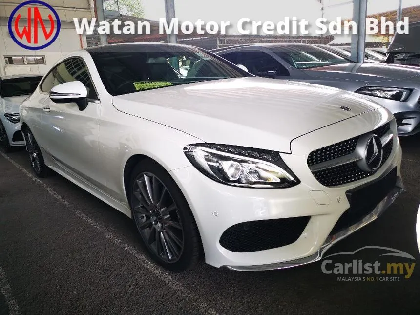 Recon 2018 Mercedes-Benz C200 2.0 AMG Line Premium Coupe Panoramic Roof ...