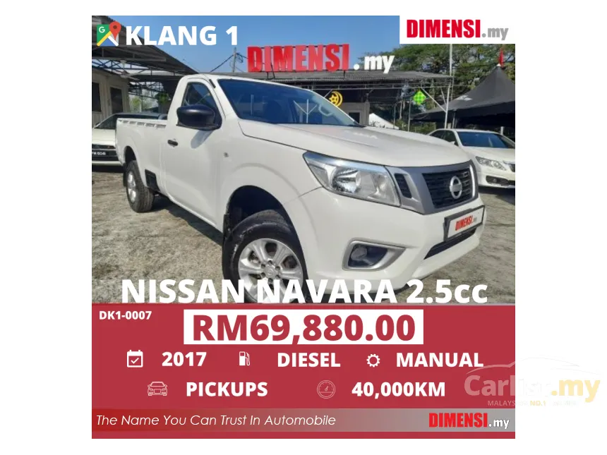 Used 2017 Nissan Navara 2.5 NP300 E Pickup Truck - Carlist.my