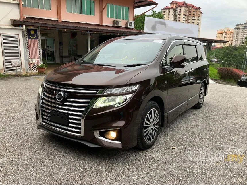 Recon 2018 Nissan Elgrand 2.5 High-Way Star Brown 4 cam 360 pboot - Carlist.my