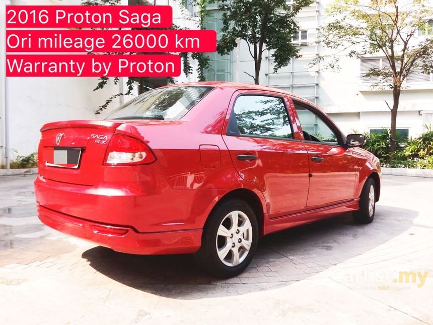 Proton Saga 2016 FLX Plus 1.3 in Kuala Lumpur Manual Sedan Red for RM ...