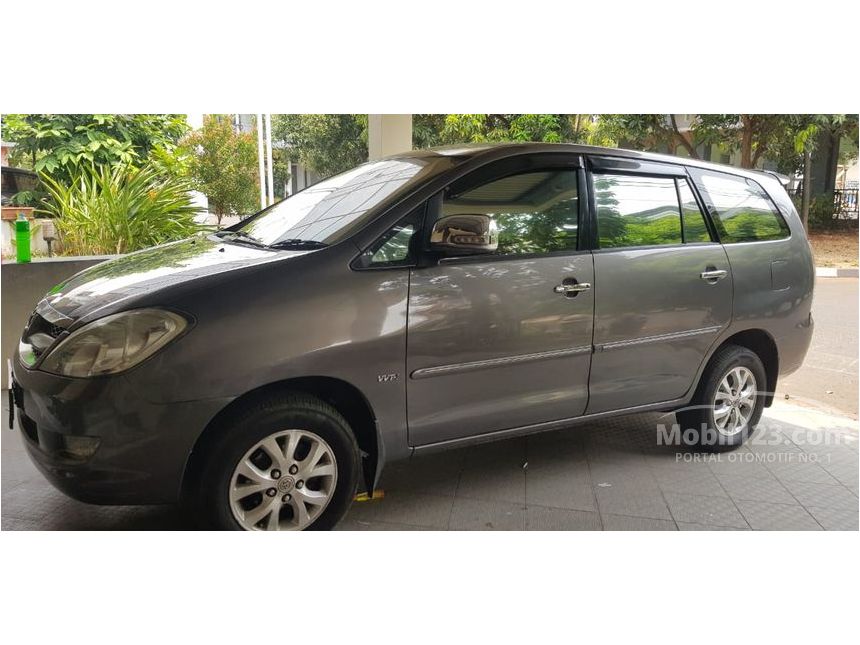 Jual Mobil Toyota Kijang Innova 2007 V 2.0 di Banten Automatic MPV Abu ...