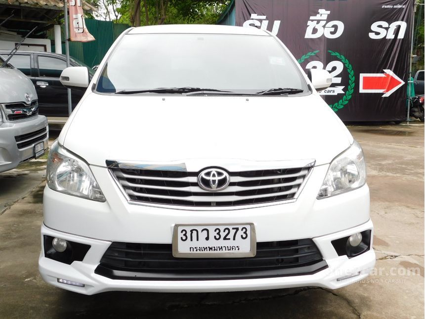Toyota Innova 2014 V 2.0 in กรุงเทพและปริมณฑล Automatic Wagon สีขาว for ...