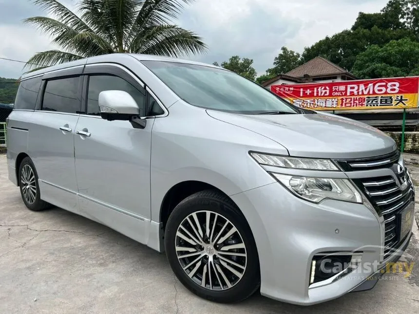 Used 2014 Nissan Elgrand 2.5 High-Way Star/SURROUND 4 CAMERA/HOME THEATER/KEYLESS PUSH START ...