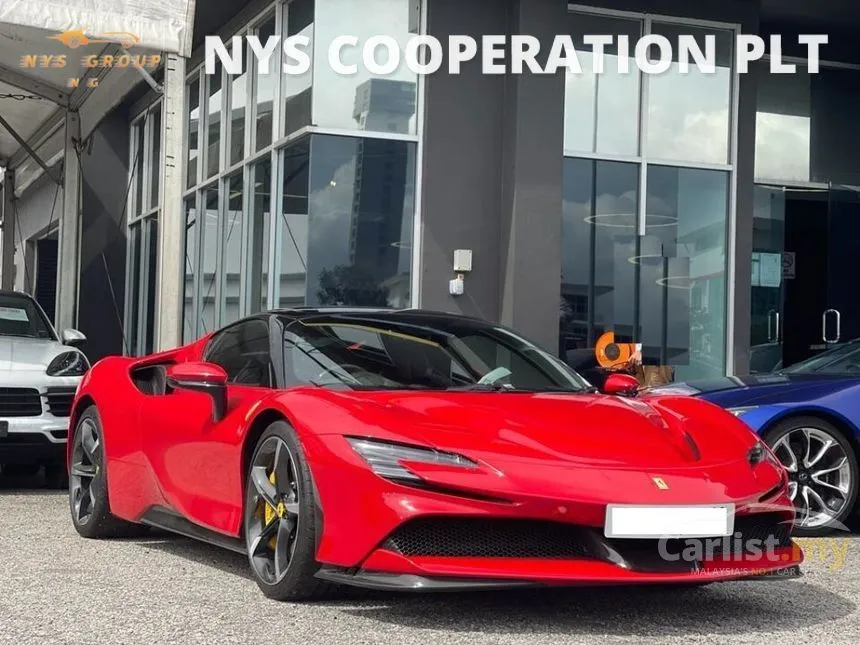 Recon 2021 Ferrari SF90 Stradale 4.0T Coupe V8 F1 DCT 4WD 7.9kWh Unregistered E-Diff With SSC ...