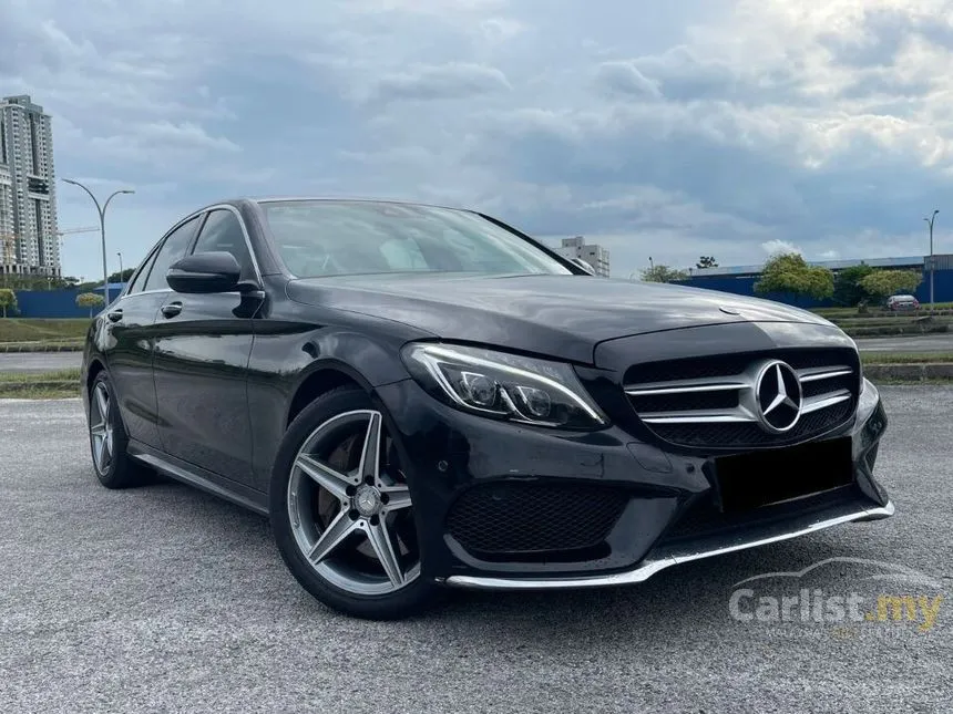 Used 2016 Mercedes-Benz C250 2.0 AMG Sedan W205 RED INTERIOR NICE ...