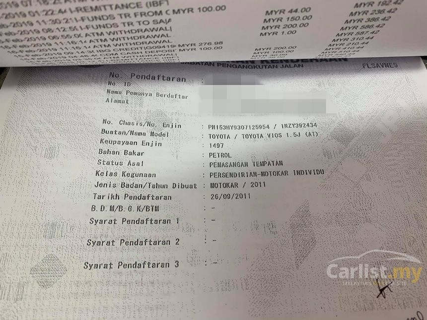 Used 2011 Toyota Vios 1.5 J FACELIFTED FREE MOTORSIKAL BARU+CASHBACK 1K ...