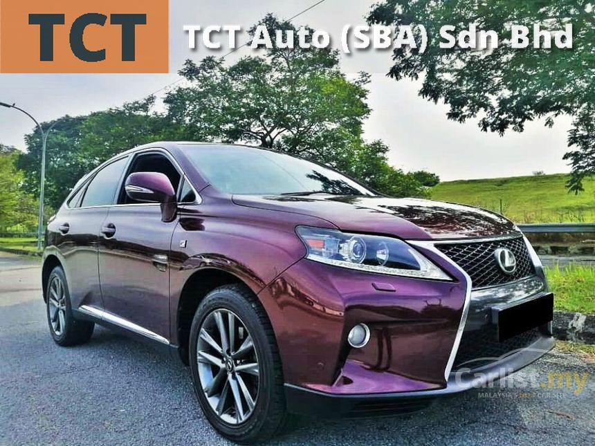 Lexus RX350 2012 F Sport 3.5 在（state） Auto自动挡 SUV Maroon 于（价格 ...