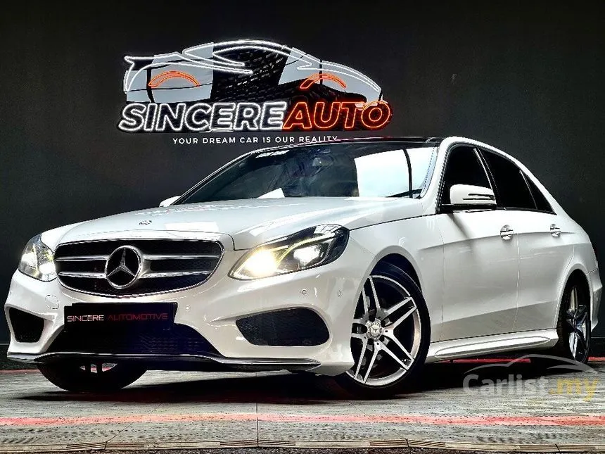 Used CAR KING F.S.R LUXURY FACELIFT MERCEDES BENZ E200 AMG SPORT P/SUNROOF FULL LEATHER ...