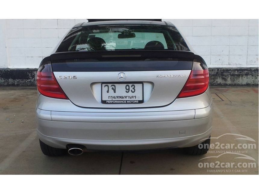Mercedes-Benz C230 Kompressor 2002 W203 (ปี 01-07) Sports 2.3 เกียร์ ...