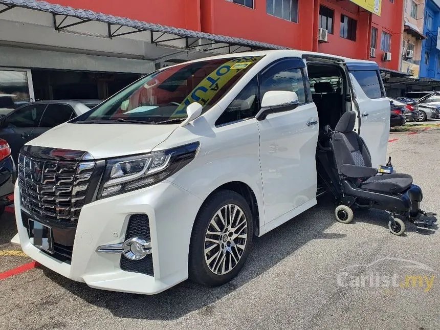Used 2017/2018 Toyota Alphard 2.5 S MPV Electric Wheelchair 1 Owner 7 Seater Sunroof 2 power ...