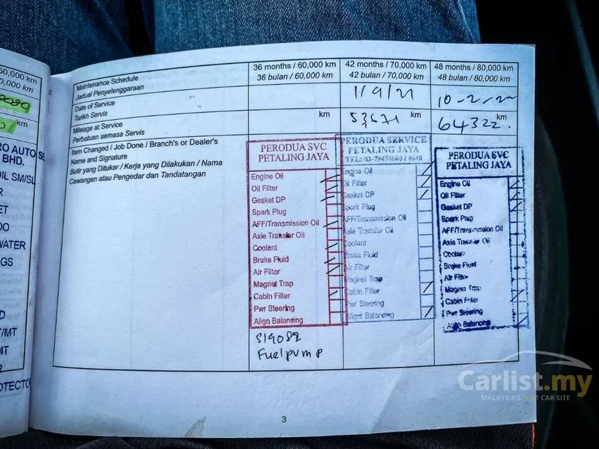 Used PERODUA MYVI 1.5 H (a) FULL SERVICE RECORD BY PERODUA, BUILT IN ...