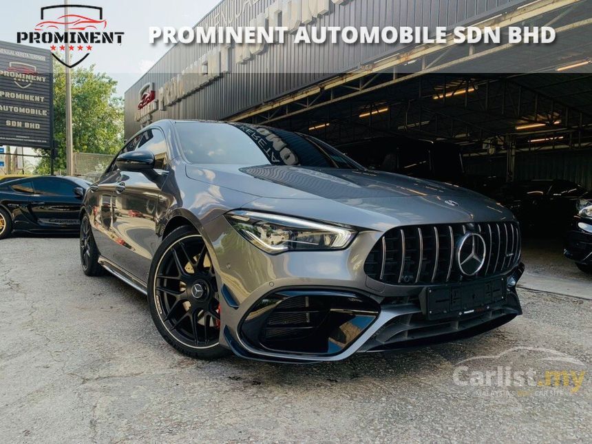 Used MERCEDES BENZ CLA45 S 21k km AMG 2021,CRYSTAL GREY IN COLOUR ...