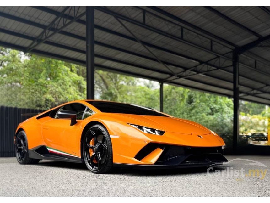 Used ELECTRIFYING ORANGE PRE OWNED 2018 LAMBORGHINI PERFORMANTE COUPE ...