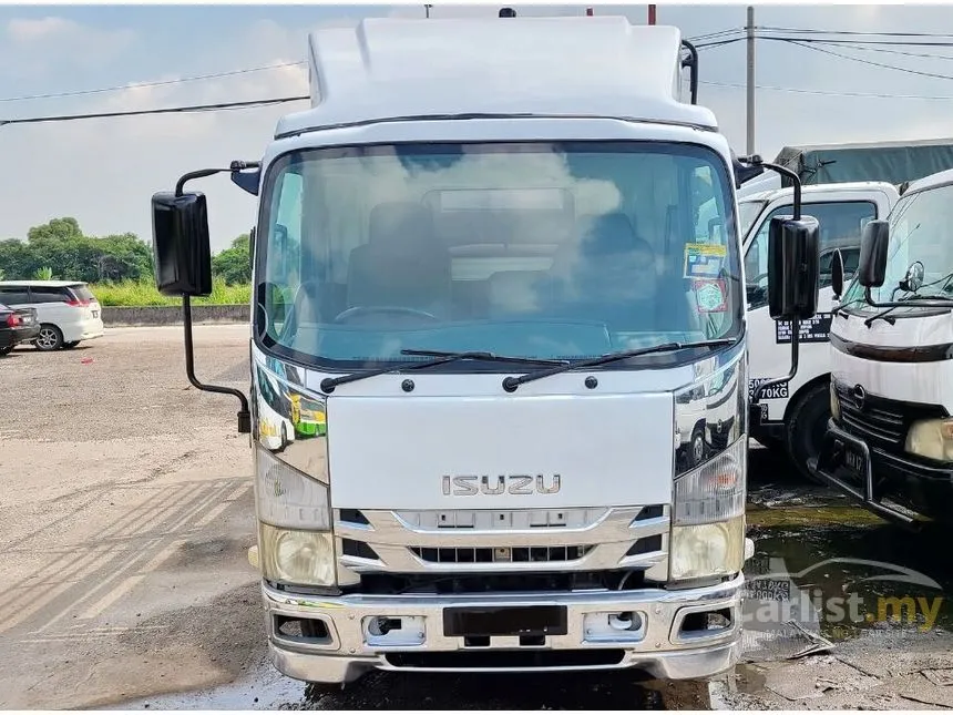 Used ISUZU NLR55 WOODEN CARGO 13FT UBS #1347 LORRY 4800KG - KAWAN ...