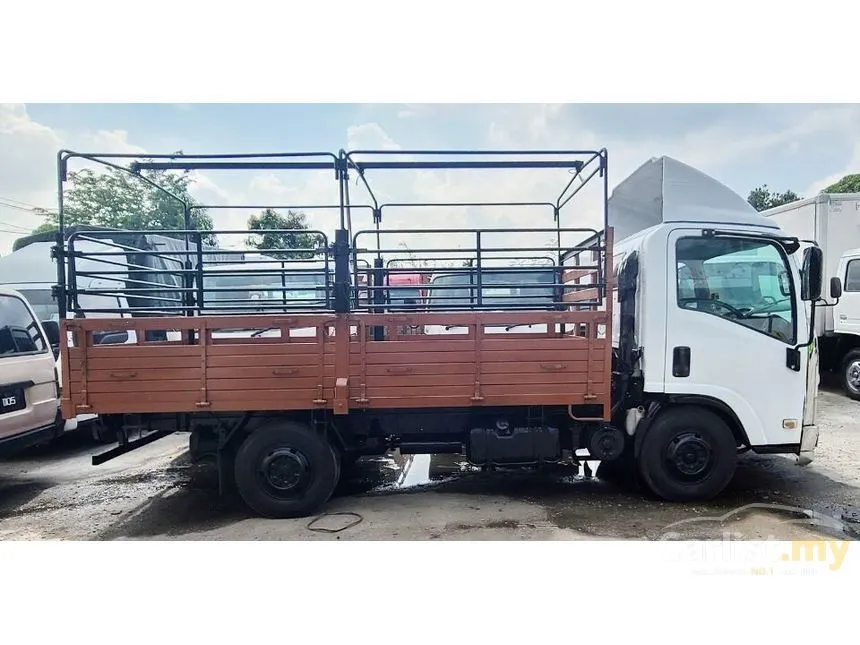 Used ISUZU NLR55 WOODEN CARGO 13FT UBS #1347 LORRY 4800KG - KAWAN ...