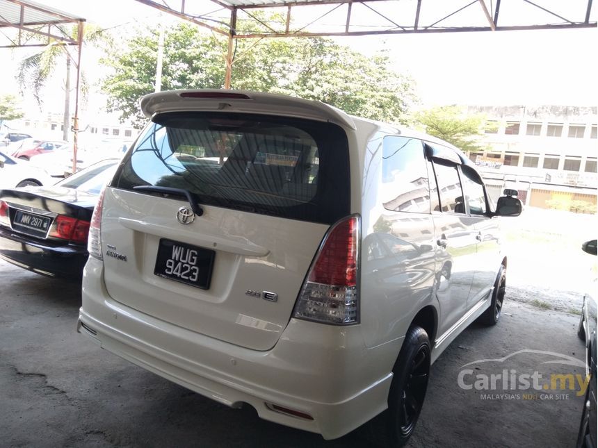 Toyota Innova 2010 E 2.0 in Perak Automatic MPV White for RM 35,800 ...