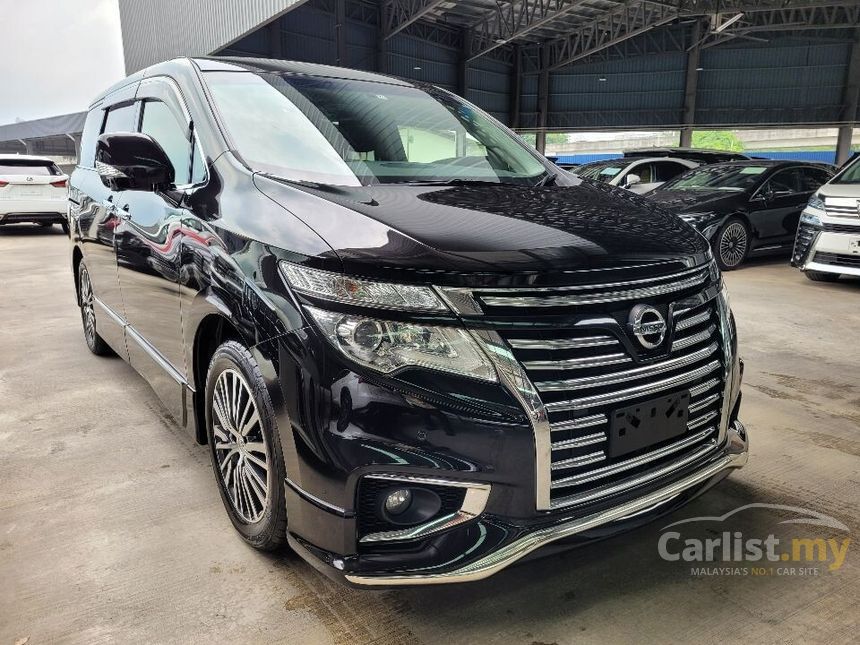 Recon 2018 Nissan Elgrand 2.5 High-Way Star MPV 360 Camera 7S 2PDR JP Unreg - Carlist.my