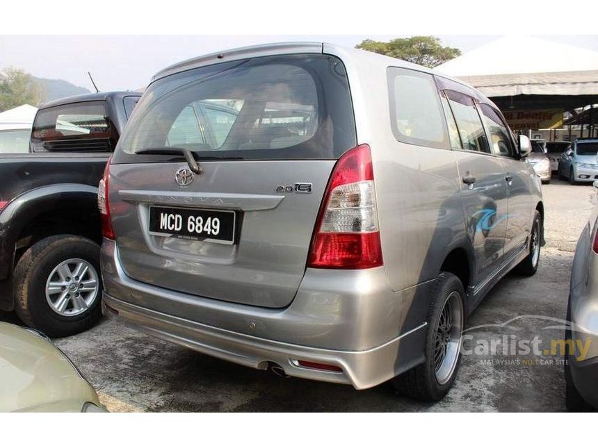 Toyota Innova 2012 E 2.0 in Selangor Automatic MPV Grey for RM 58,000 ...