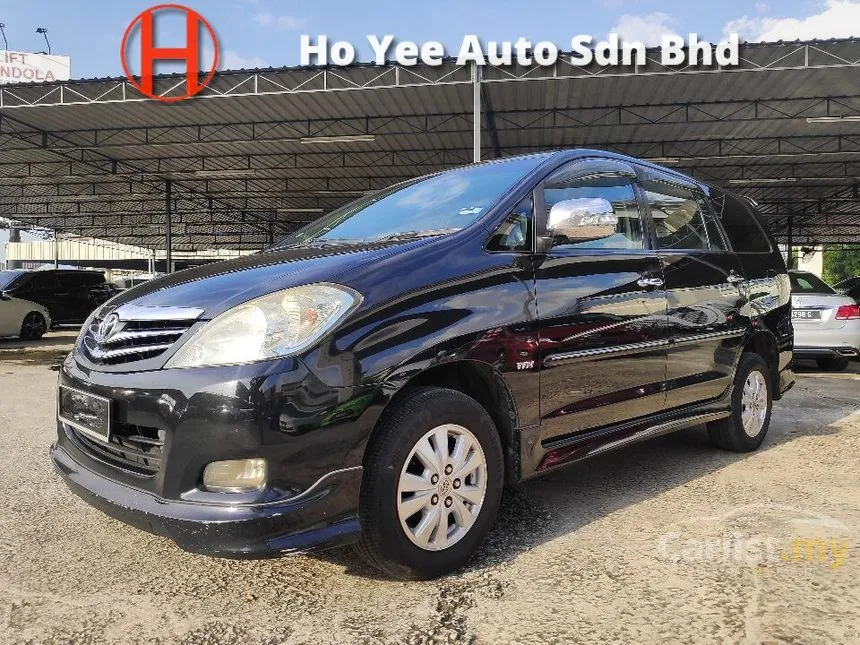 Jual Kereta Toyota Innova 2010 G 2.0 di Selangor Automatik MPV Black ...