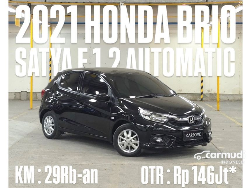 Honda Brio 2021 Satya E 1.2 di DKI Jakarta Automatic Hatchback Hitam ...