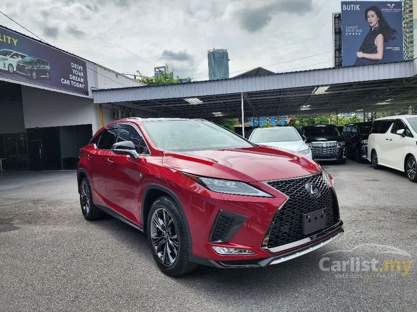Recon 2019 Lexus RX300 2.0 F Sport SUV (4WD) Rare Colour - Red Leather ...