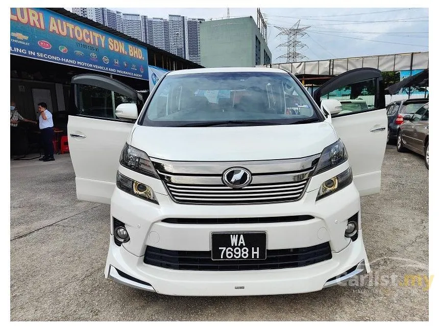 Used 2013 Toyota Vellfire 2.4 Z Golden Eyes Sun Roof, P/Boot, 2xP/Door, One Lady Owner - Carlist.my