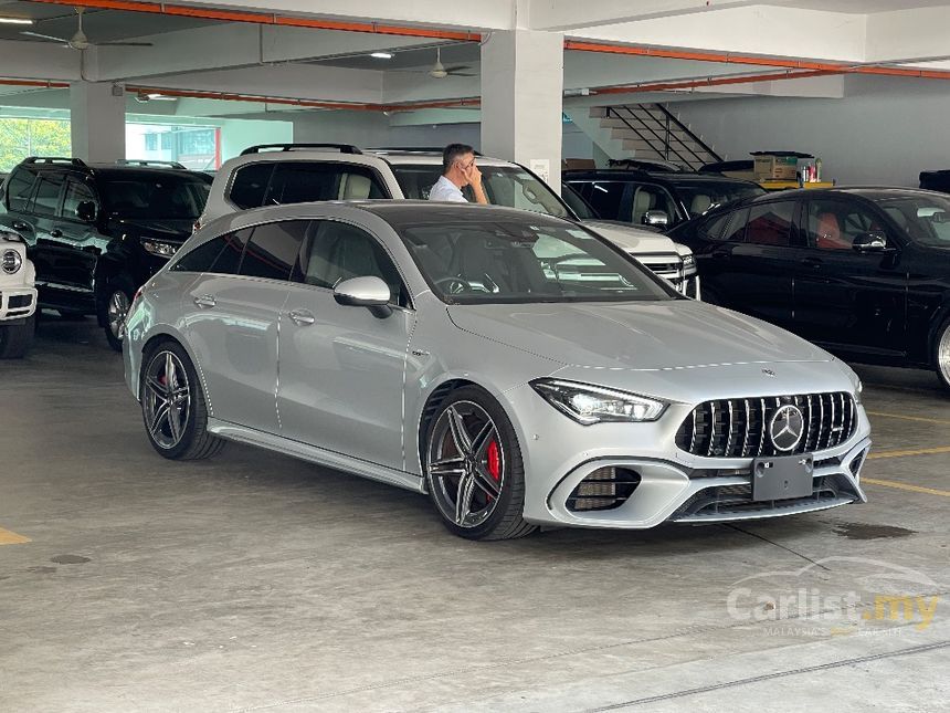 Recon 2021 Mercedes-Benz CLA45 AMG 2.0 SHOOTING BRAKE/ RED/BLACK AMG ...