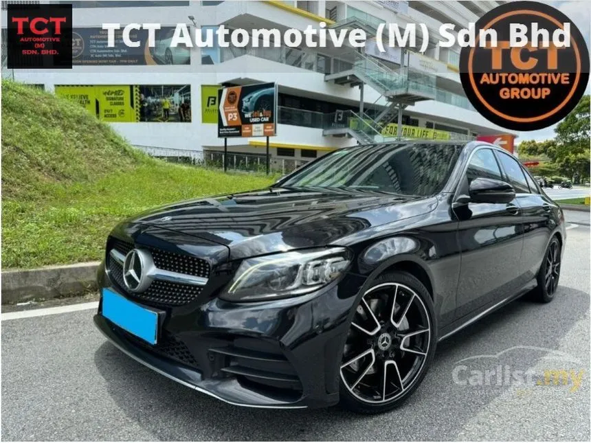 Used 2018 Mercedes-Benz C300 2.0 AMG Line facelift head light & 360 ...